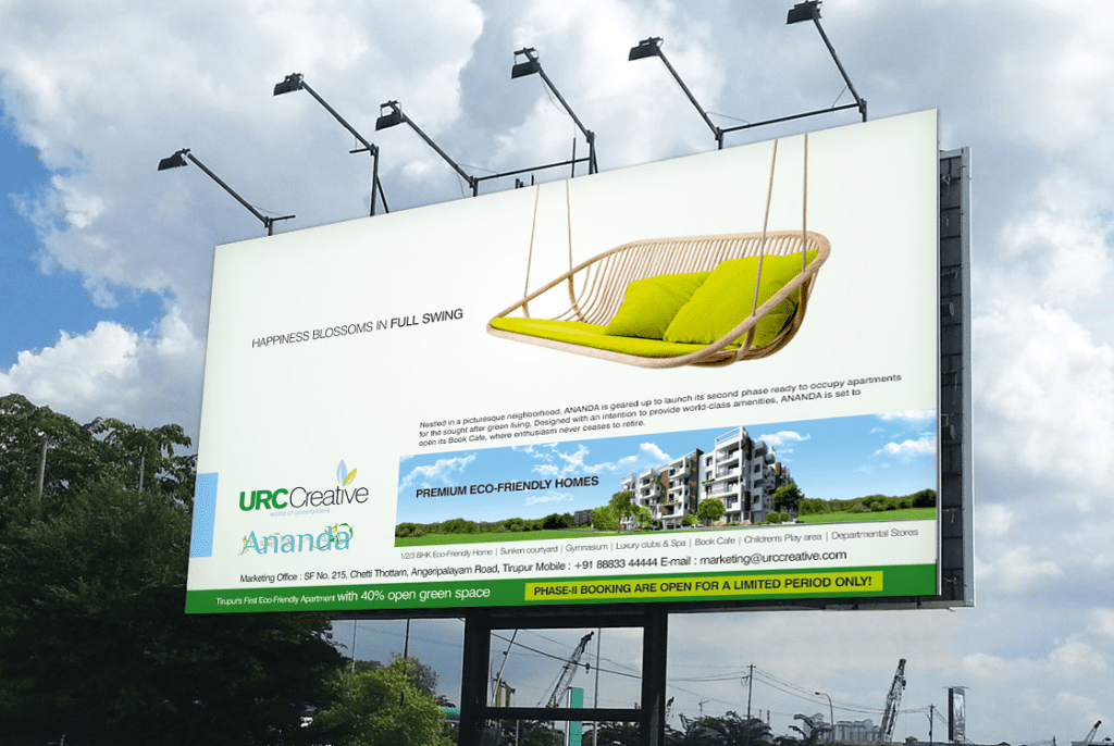 URC Creative Aananda Tiruppur Hoarding Design – Creative Prints is an ...